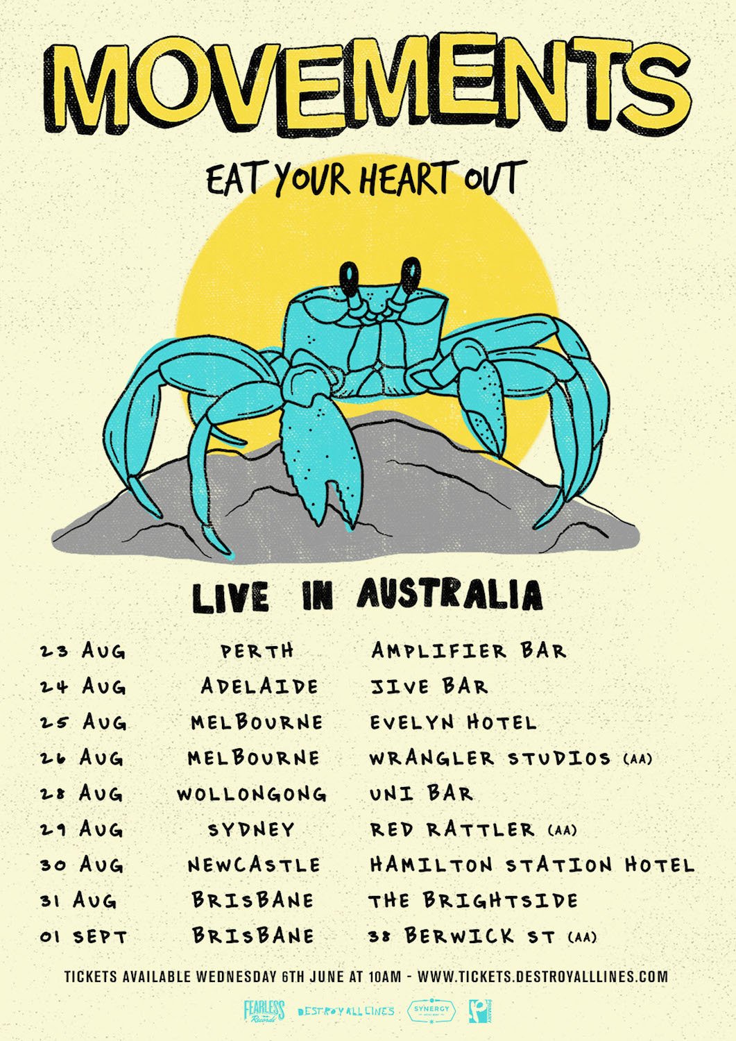MOVEMENTS // Announce Debut Australian Tour - Hysteria Magazine