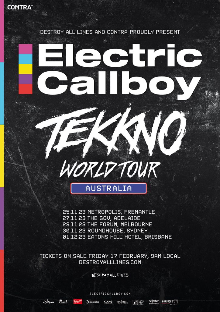 ELECTRIC CALLBOY // Announce Australian Tour - Hysteria Magazine