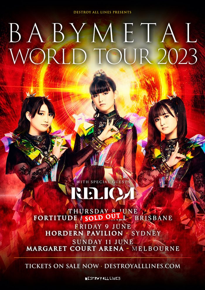BABYMETAL // Add Reliqa to Australian Tour - Hysteria Magazine
