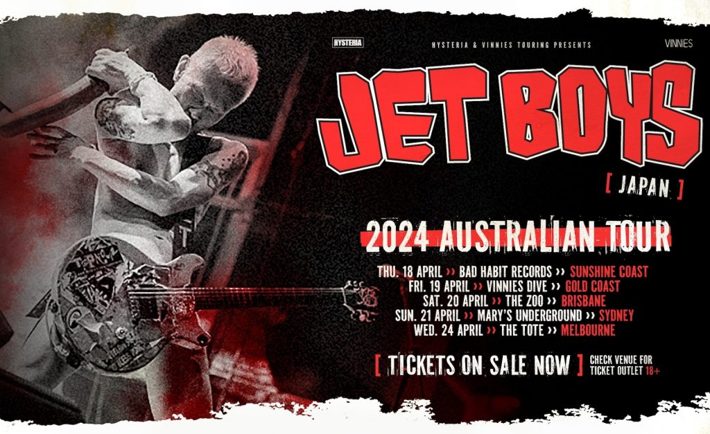 JET BOYS // Naked Punk Rock Mayhem Returns to Oz! - Hysteria Magazine